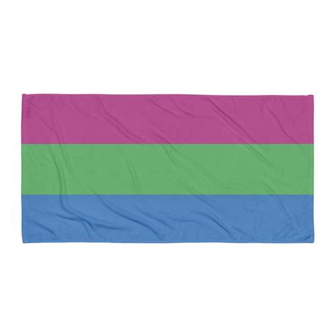 Polysexual Pride Flag Beach Blanket Towel Pegasus Pride
