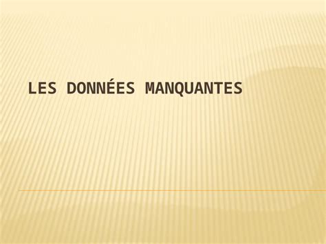 PPT VIM Amelia MissForest MissMDA 0 Console Graphique VmGuimenu I