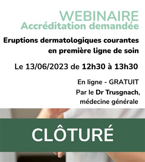Eruptions Dermatologiques Courantes En Première Ligne De Soins