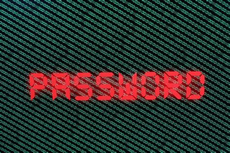binary code in green on tft with password in it stock illustration