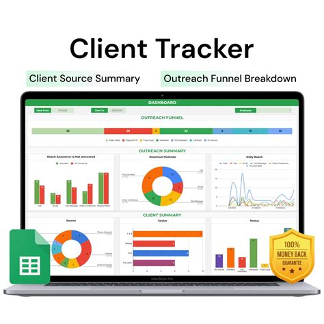 Client Tracker Google Sheet Template Your Ultimate Business Development And Sales Executive