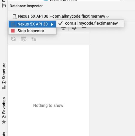 Android Room - Android Studio database inspector not showing DB - Stack ...