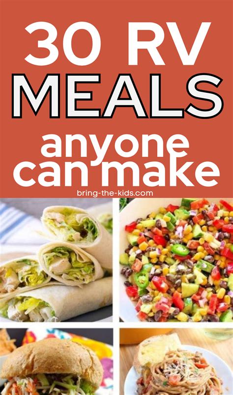 Camping Meals Super Easy RV MEALS Anyone Can Make Meals Easy Camping Meals Easy To Cook