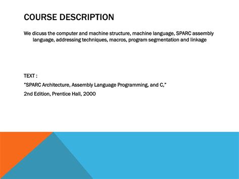 Ppt Csc 3210 Computer Organization And Programming Powerpoint