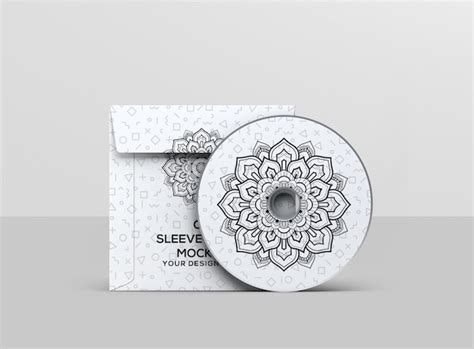 Premium Psd Cd Sleeve Cover Mockup