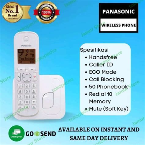 Promo Telepon Wireless Panasonic Kx Tgc210 Wireless Phone Kx Tgc210