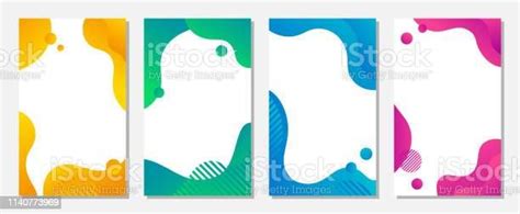 Dynamic Banner Design With Colorful Fluid Shapes