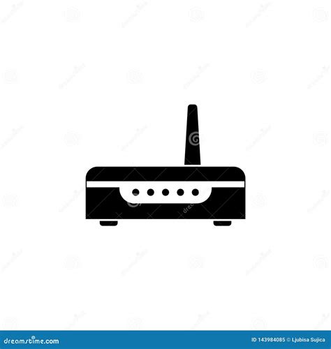 Router Modem Icon Or Logo Stock Image 143984131