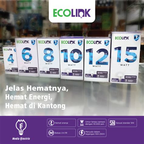 Jual Lampu Ecolink Led Bulb Bohlam Led Ecolink Lampu Led Ecolink 6w