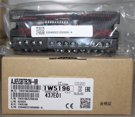 Amazon Hanliang 適用する Cc Link 入出力ユニット Aj65sbtb2n 8r （修理交換用 ） Plc