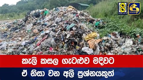 කැලි කසල ගැටළුව මදිවට ඒ නිසා වන අලි ප්‍රශ්නයකුත් කැකිරාවේ ජනතාව අසරණ