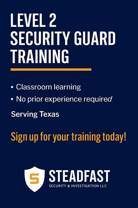 Level 2 Security Guard Training