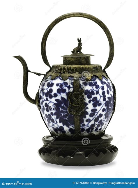 Retro Teapot Stock Image Image Of Object Copy Liquid 63764885