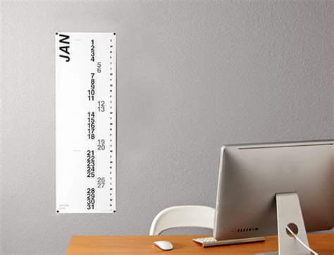 Vertical Calendar On Behance