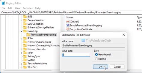 How To Enable Or Disable Protected Event Logging In Windows 11 10