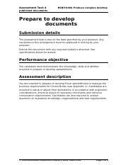 BSBITU404 Assessment Task 4 SR Docx Assessment Task 4 BSBITU404