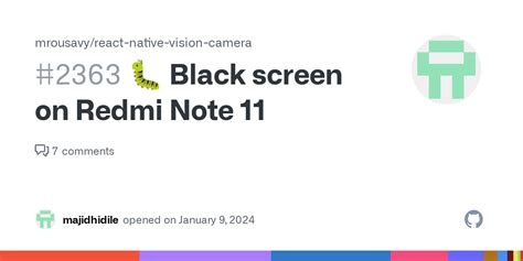 Black Screen On Redmi Note 11 Issue 2363 Mrousavy React Native