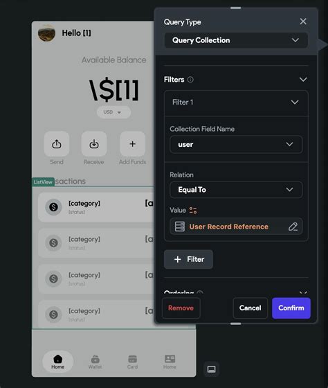 trouble with displaying transaction history on listview widget