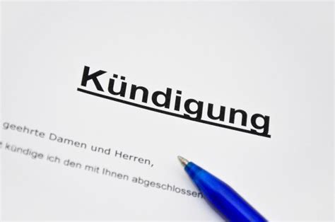 Vorlage Kündigung Arbeitsvertrag durch Arbeitnehmer vorlage formulare
