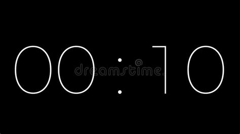 10 Second Countdown Animation Timer Stock Video Video Of Display