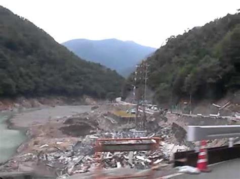 十津川の長殿発電所跡 YouTube
