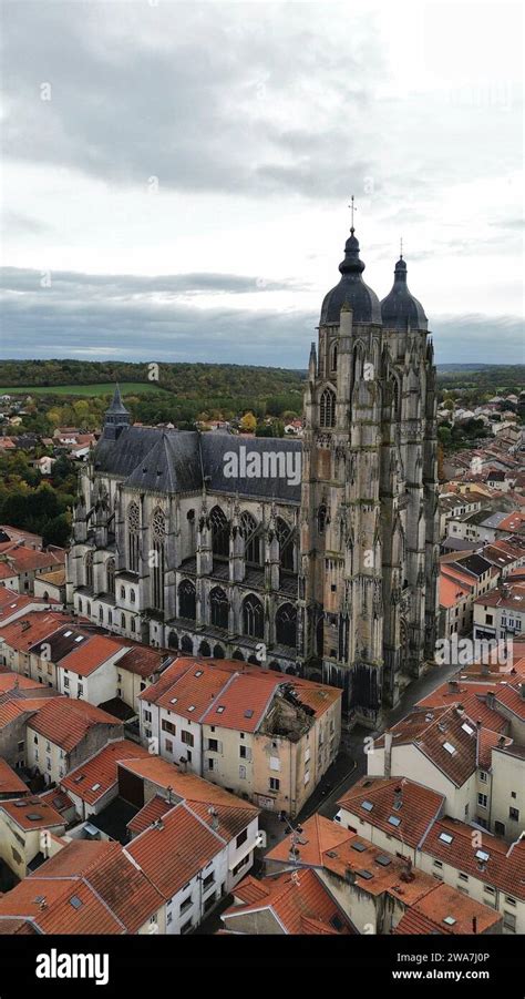 Drone Photo Saint Nicolas De Port Basilica Basilique De Saint Nicolas De Port France Europe