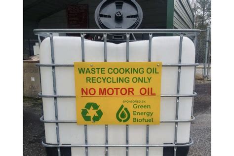 How To Dispose Of Used Cooking Oil Green Energy Biofuel