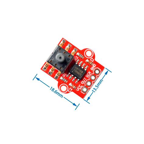 Módulo Sensor de Pressão Diferencial 0 40Kpa 5V Conversor DC