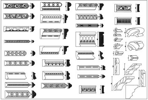 Over 1200 Decorative Elements CAD Blocks V 3 High Quality DWG FILES