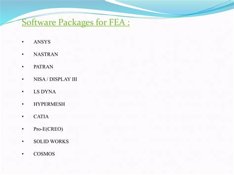 Introduction To Finite Element Analysis Pptx