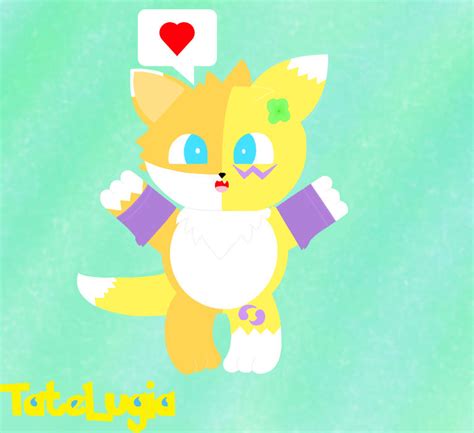 Digi Sleeves Renamon Mid Transformation By Tatelugia On Deviantart