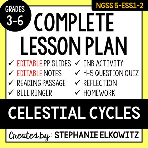 5 Ess1 2 Celestial Cycles Lesson Stephanie Elkowitz