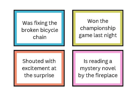 Identifying Subject And Predicate Kaboom Grammar Game By Drewzy Tpt