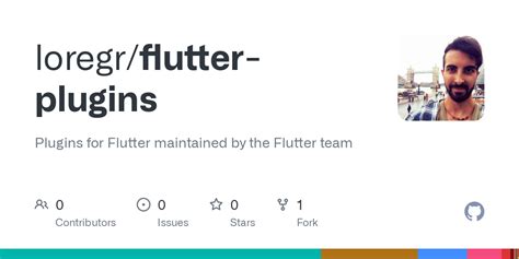 Github Loregrflutter Plugins Plugins For Flutter Maintained By The