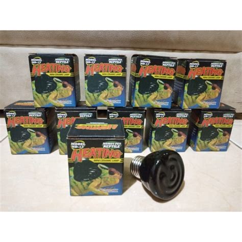 Jual Reptil Uvb Uva Lampu Lampu Pemanas Keramik Watt Nomoypet Lampu Uva Uvb Reptil Shopee