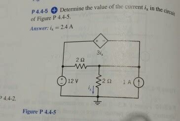 Solved Determine The Value Of The Current I X In The Circuit Chegg Com