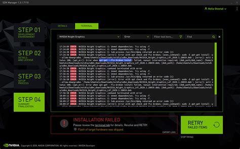 Flash Jetson Os Installation Error And Jetson Sdk Components