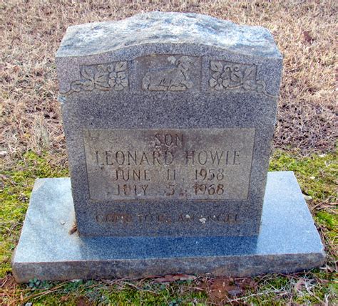 Leonard Howie 1958 1968 Find A Grave Memorial