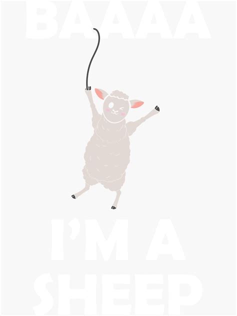 Beep Beep Im A Sheep Meme Funny Tomska Tee Sticker For Sale By