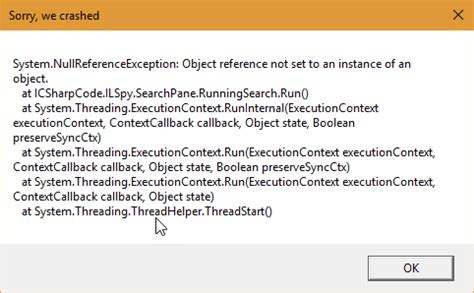 When Search Constant Get To NRE Issue 865 Icsharpcode ILSpy GitHub