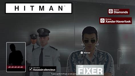 Hitman Assassin Silencieux Le Fixeur Xander Haverfoek Cible