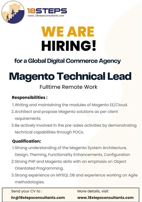 18 Steps Consultants On Linkedin Hiring Magento Remote Remotejobs