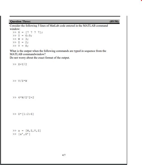 Solved Question Three Consider The Following Chegg Com