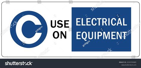 Fire Extinguisher Instruction Classification Sign Labels Stock Vector