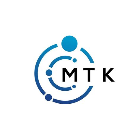 Mtk Letter Technology Logo Design On White Background Mtk Creative