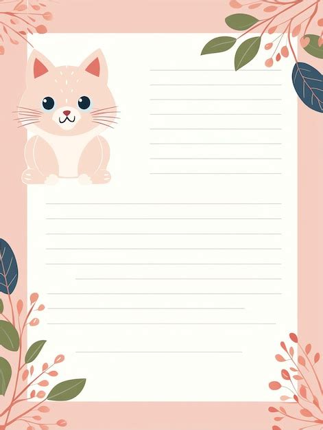 Desenho De Adesivo Papel Forrado Para Escrever Vector Bonito Imagem