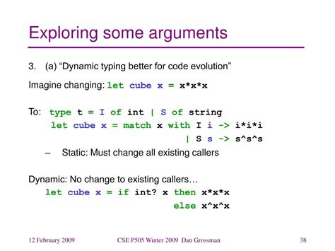 Ppt Csep505 Programming Languages Lecture 6 Types Types And