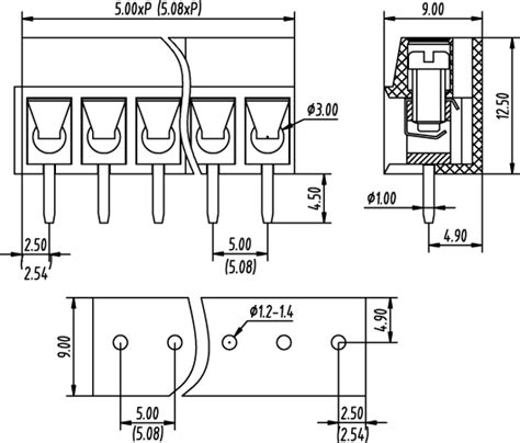 Hylec Apl Pcb Terminal Blocks Connectors And Fuse Holders Through Hole Mount Wire Protected