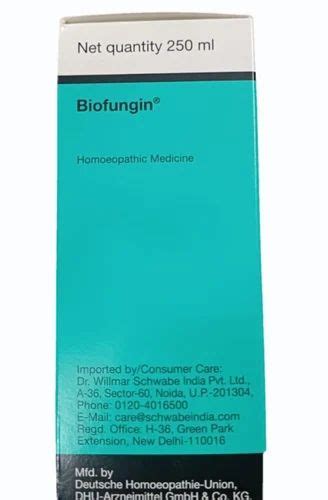 Ginseng Biofungin Homoeopathic Syrup Packaging Size 250 Ml At ₹ 550