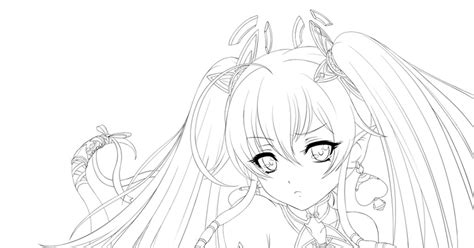 オリジナル 蛇娘線画 Chaki Yamのイラスト Pixiv